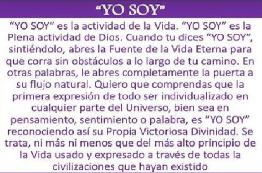 -¿QUÉ ES EL YO SOY?- (I`am) – Espiritualidad