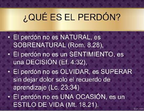 ¿Qué es el Perdón ? – Espiritualidad