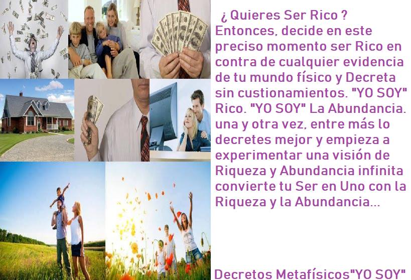 ¿Quieres ser rico? – Espiritualidad