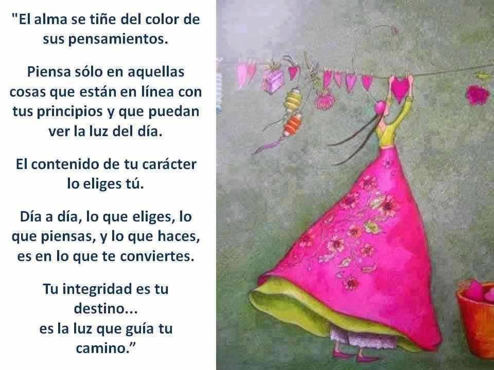 El alma se tiñe del color de sus pensamientos. – Espiritualidad